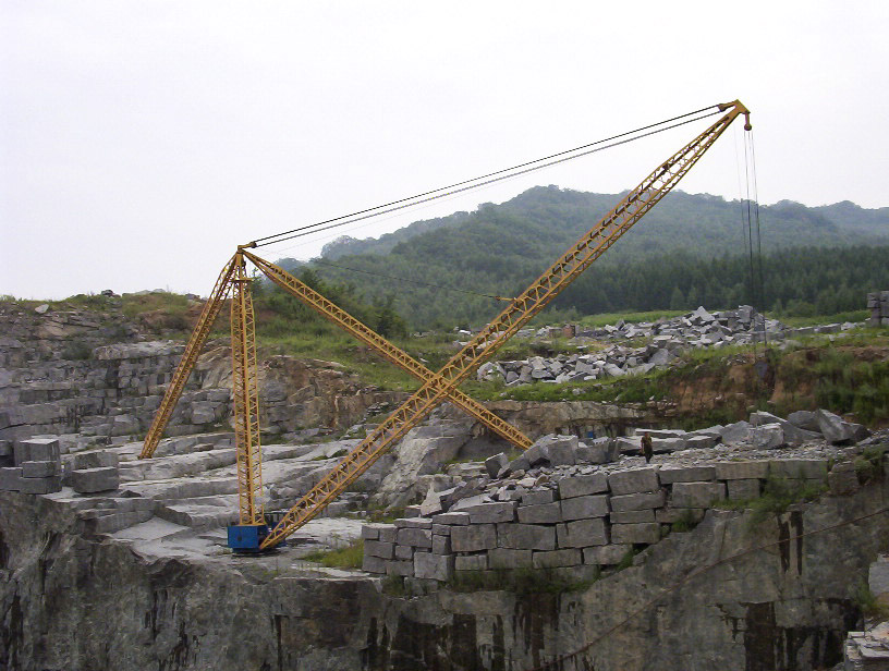 Giacomini Derrick Cranes - Eurostone Machine USA